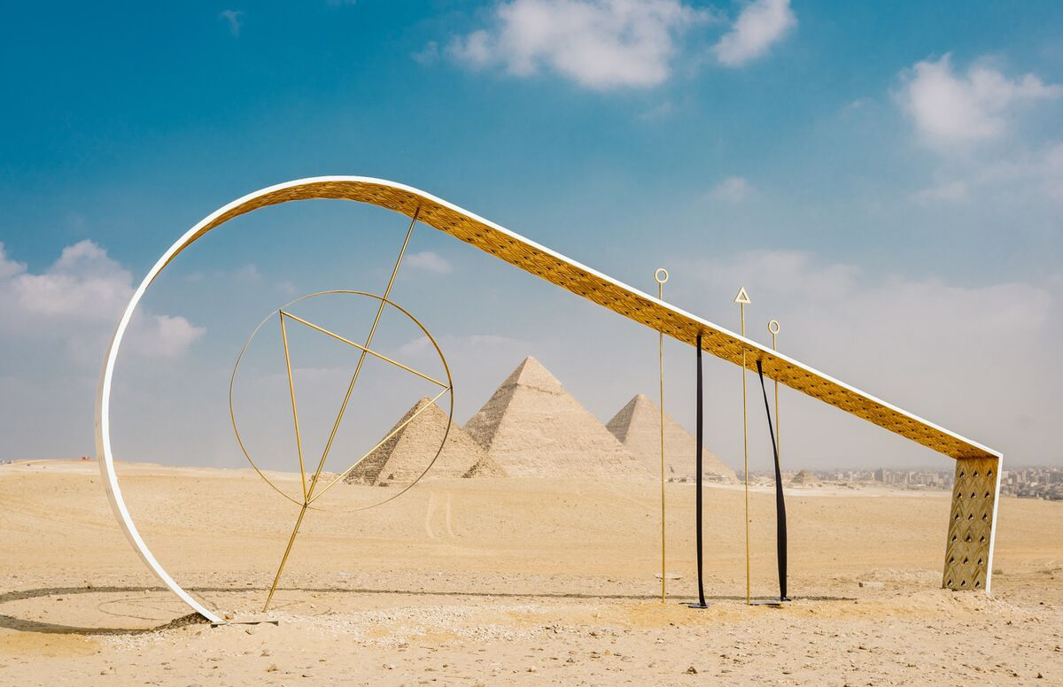 Contemporary art pops up at the Pyramids of Giza - The Spaces