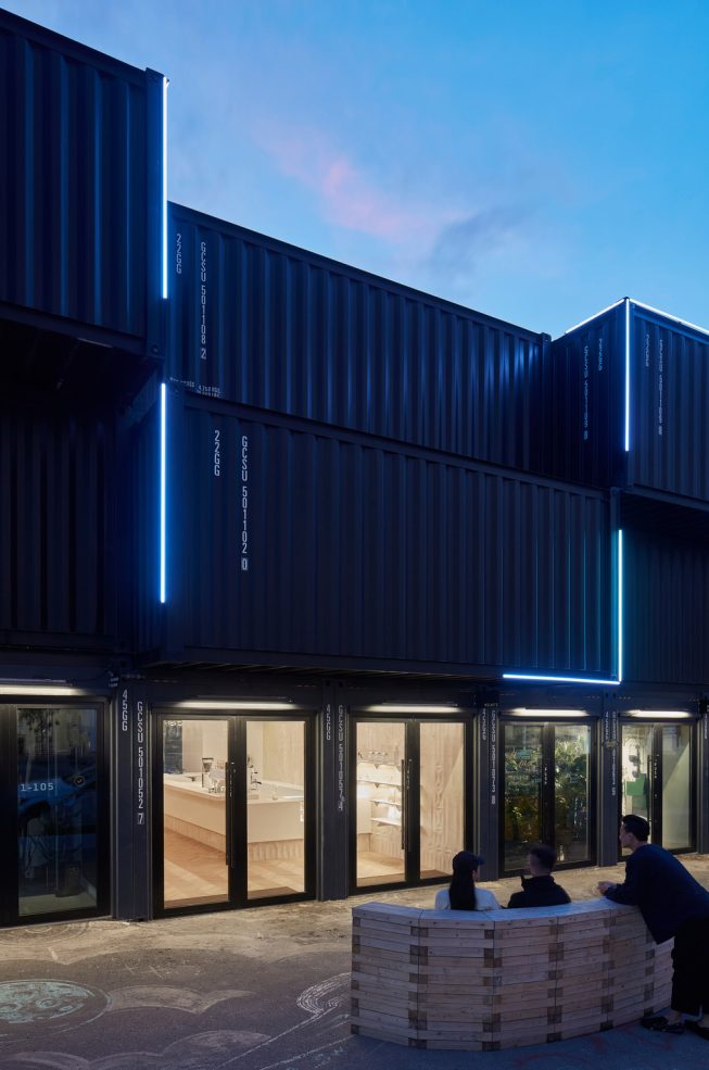Milky's Cloud Room pushes shipping container design to a new high in ...