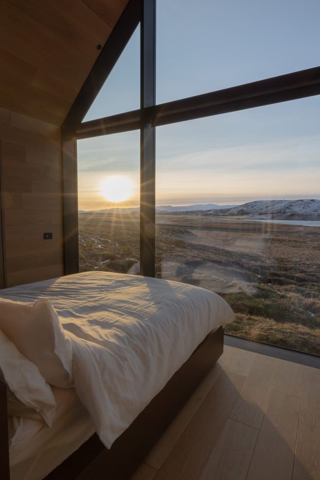 This Icelandic cabin is a sleek space to watch the Northern Lights ...