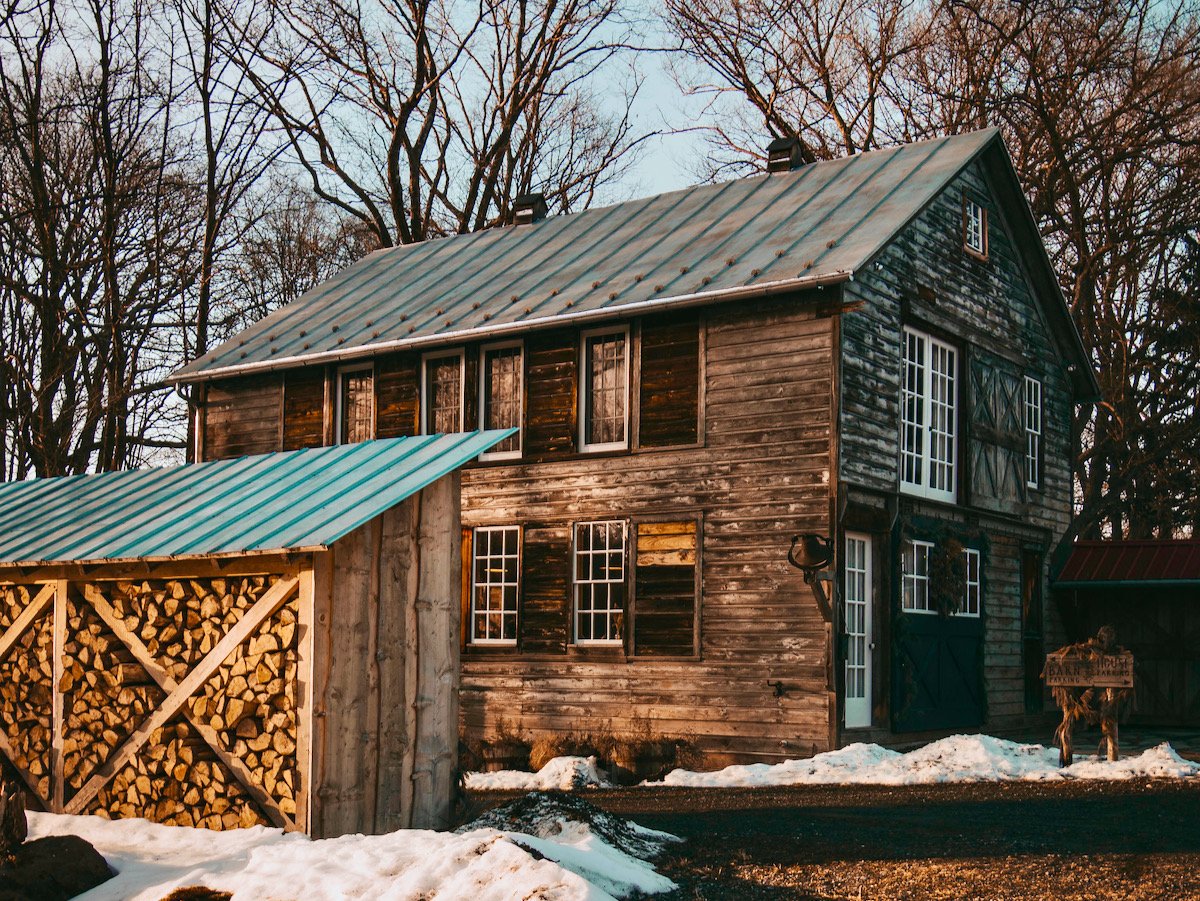 Inside a rustic 1800s barn for sale in the Hudson Valley - The Spaces