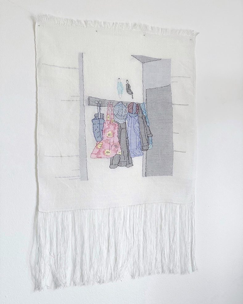 Toronto artist Elycia SFA turns domestic spaces into intimate textiles ...