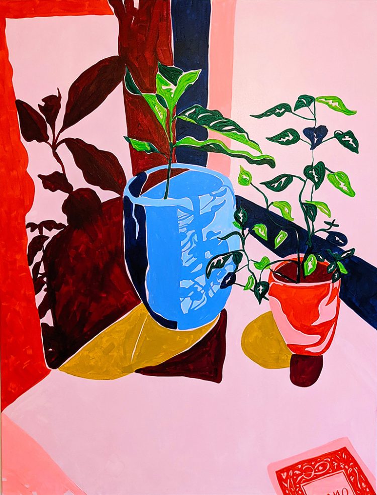Artist Elizabeth Power captures domestic drama in her colourful ...