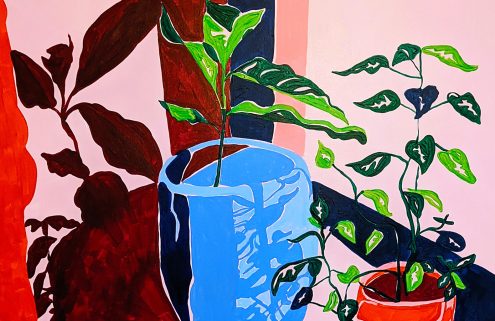 Artist Elizabeth Power captures domestic drama in her colourful ...