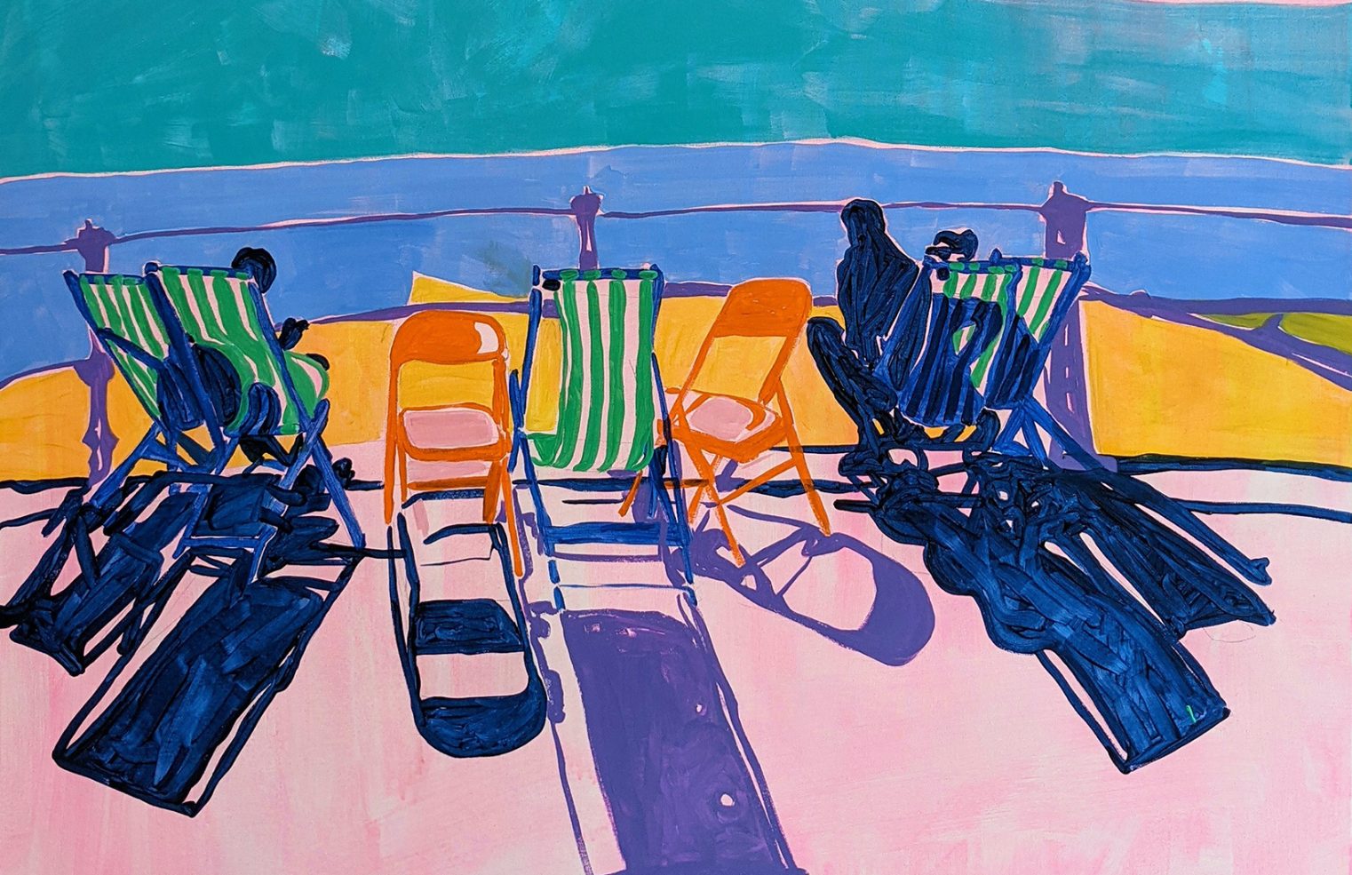 Artist Elizabeth Power captures domestic drama in her colourful ...