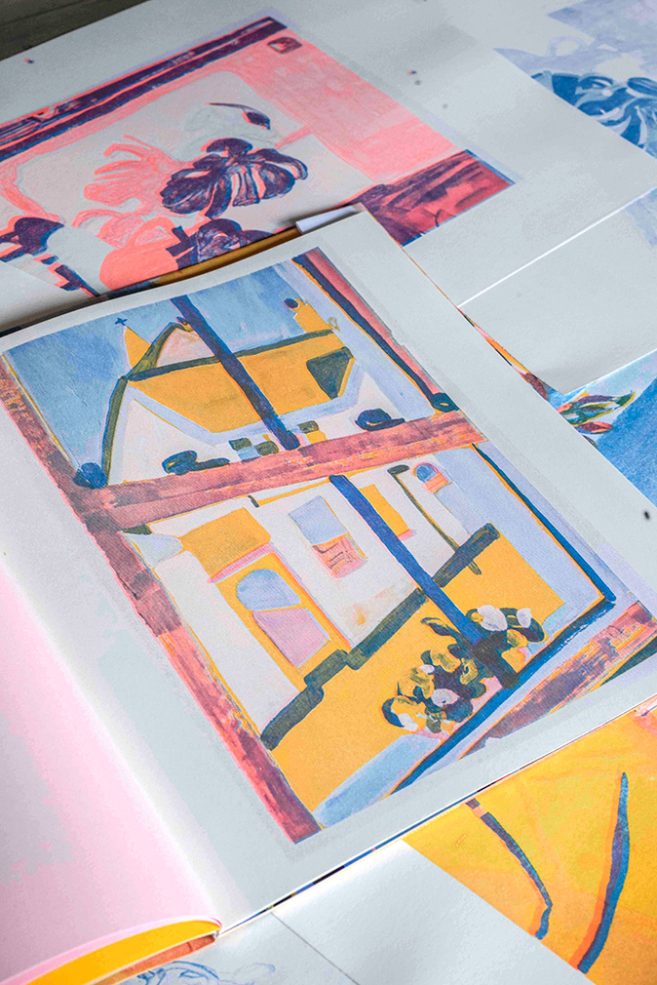 Artist Elizabeth Power captures domestic drama in her colourful ...