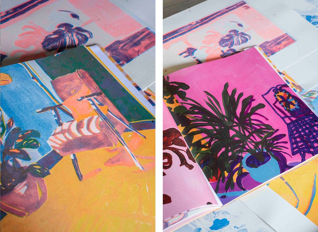 Artist Elizabeth Power captures domestic drama in her colourful ...