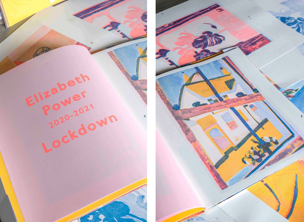 Artist Elizabeth Power captures domestic drama in her colourful ...