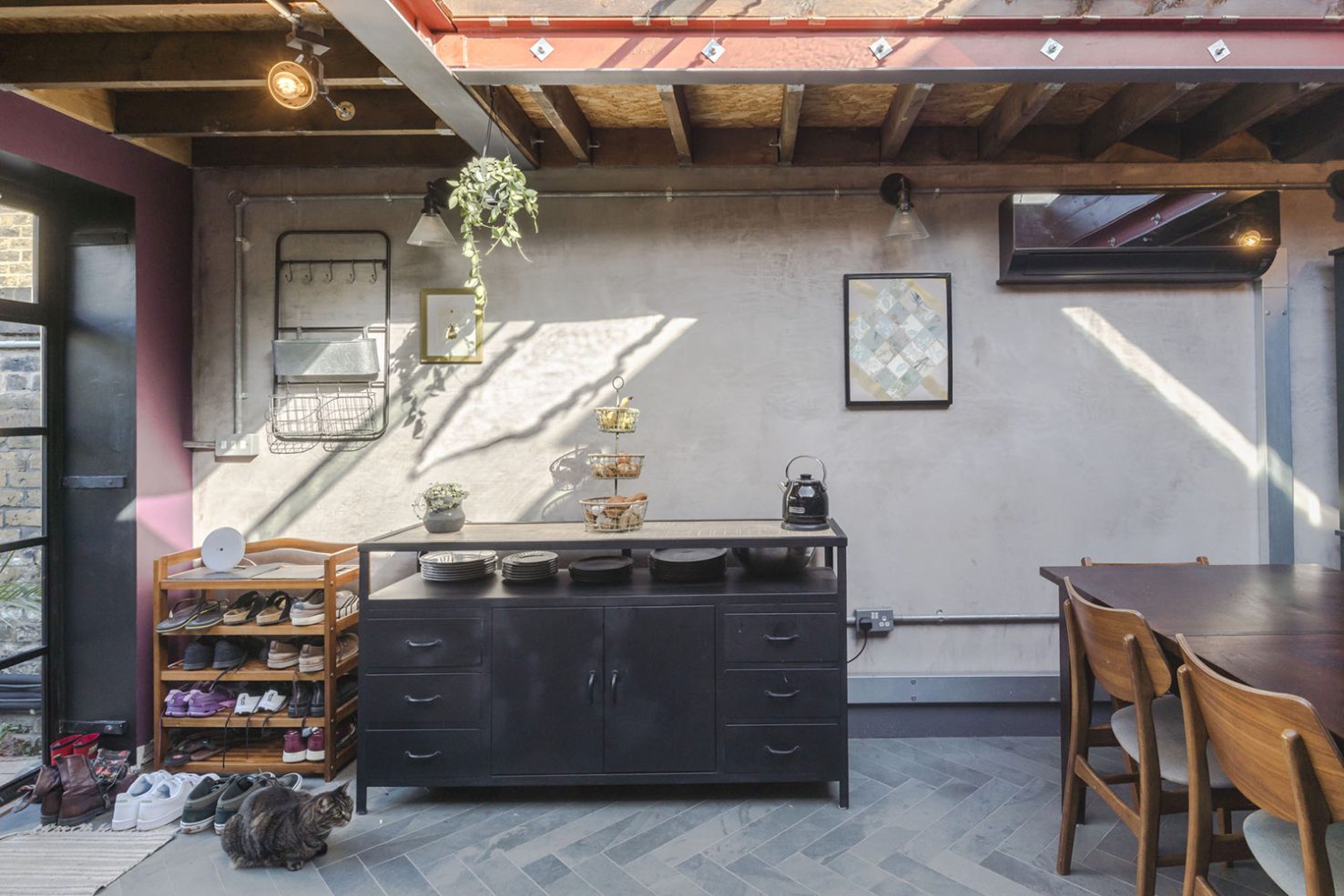 Converted coach house is a light-filled industrial living space in ...