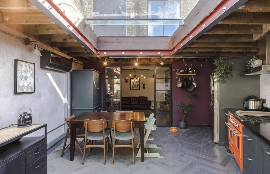 Converted coach house is a light-filled industrial living space in ...