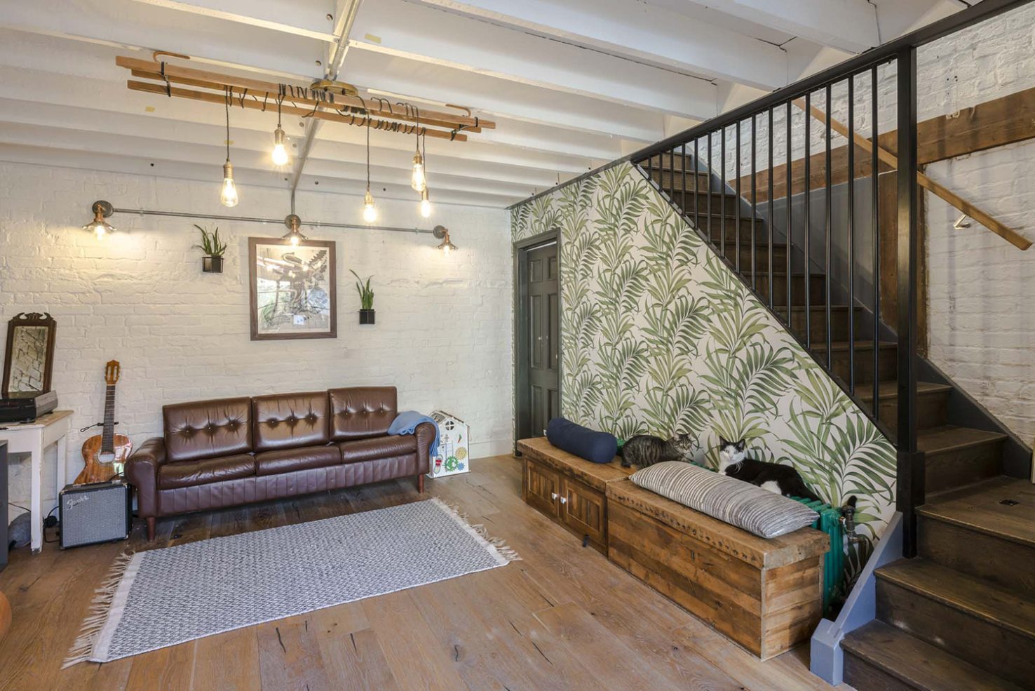 Converted coach house is a light-filled industrial living space in ...