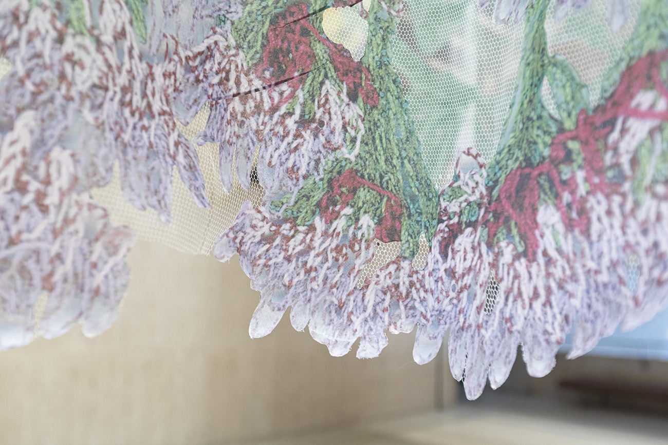 Amanda McCavour turns the Chazen Museum’s courtyard into an ephemeral ...