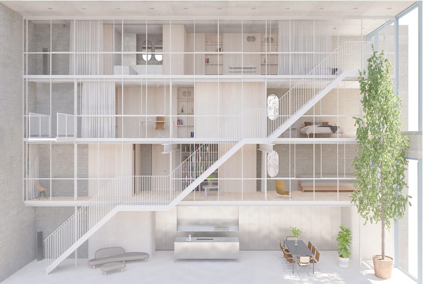 Build a dream home inside London's brutalist Barbican estate - The Spaces