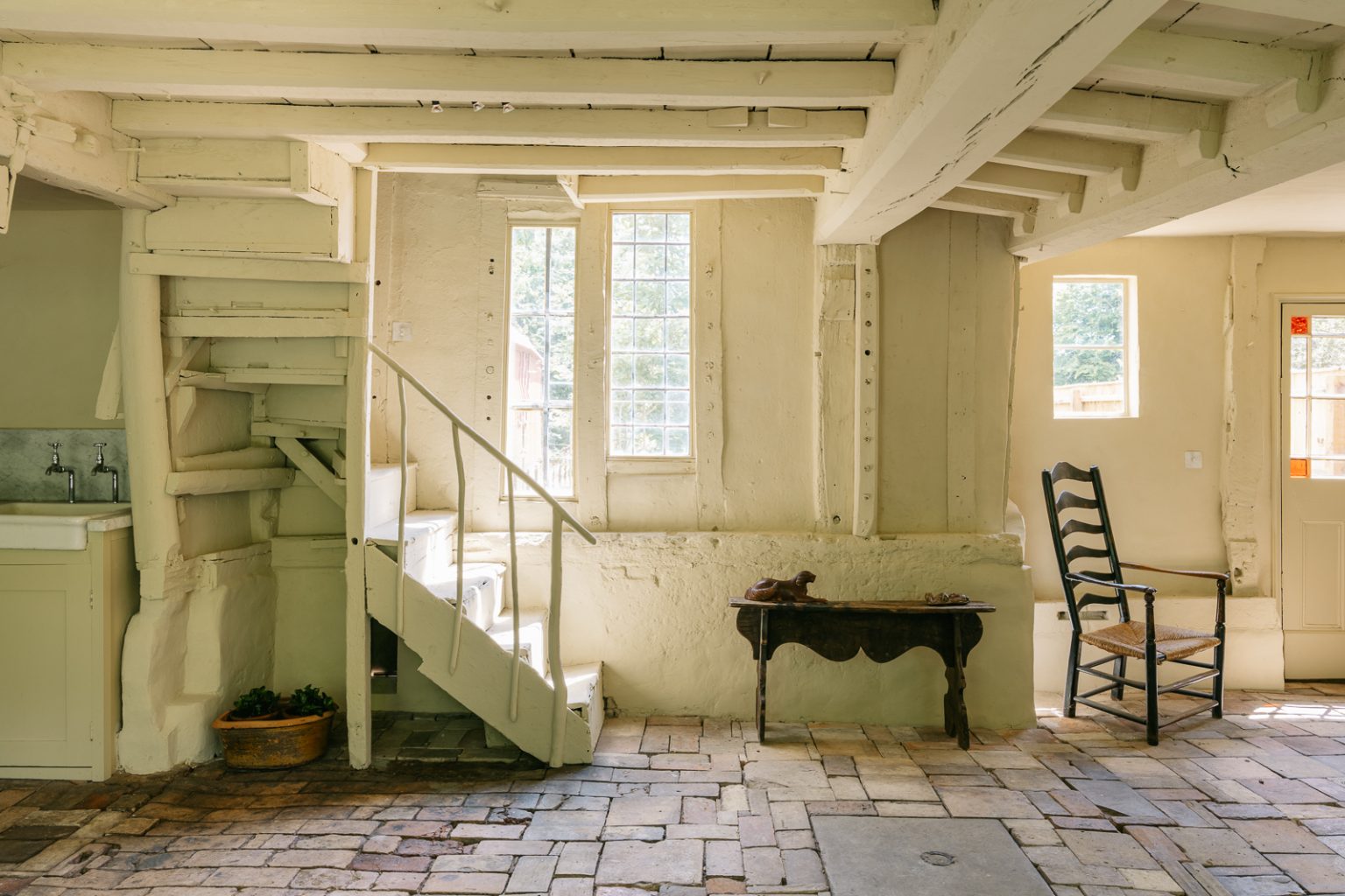 Rustic Suffolk farmhouse celebrates its heritage bones via soft minimalism