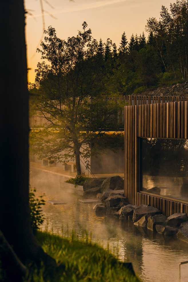 Iceland’s Blue Lagoon architects have designed a spectacular forest spa in the country - The Spaces