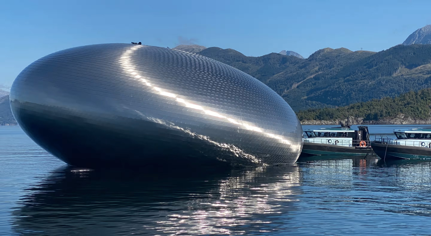 Norway has opened a floating visitor centre atop a fjord - The Spaces