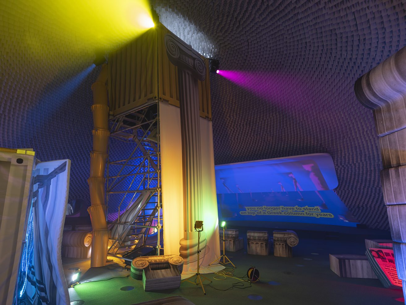 Greek culture and urban ruin in Andreas Angelidakis's show in Paris