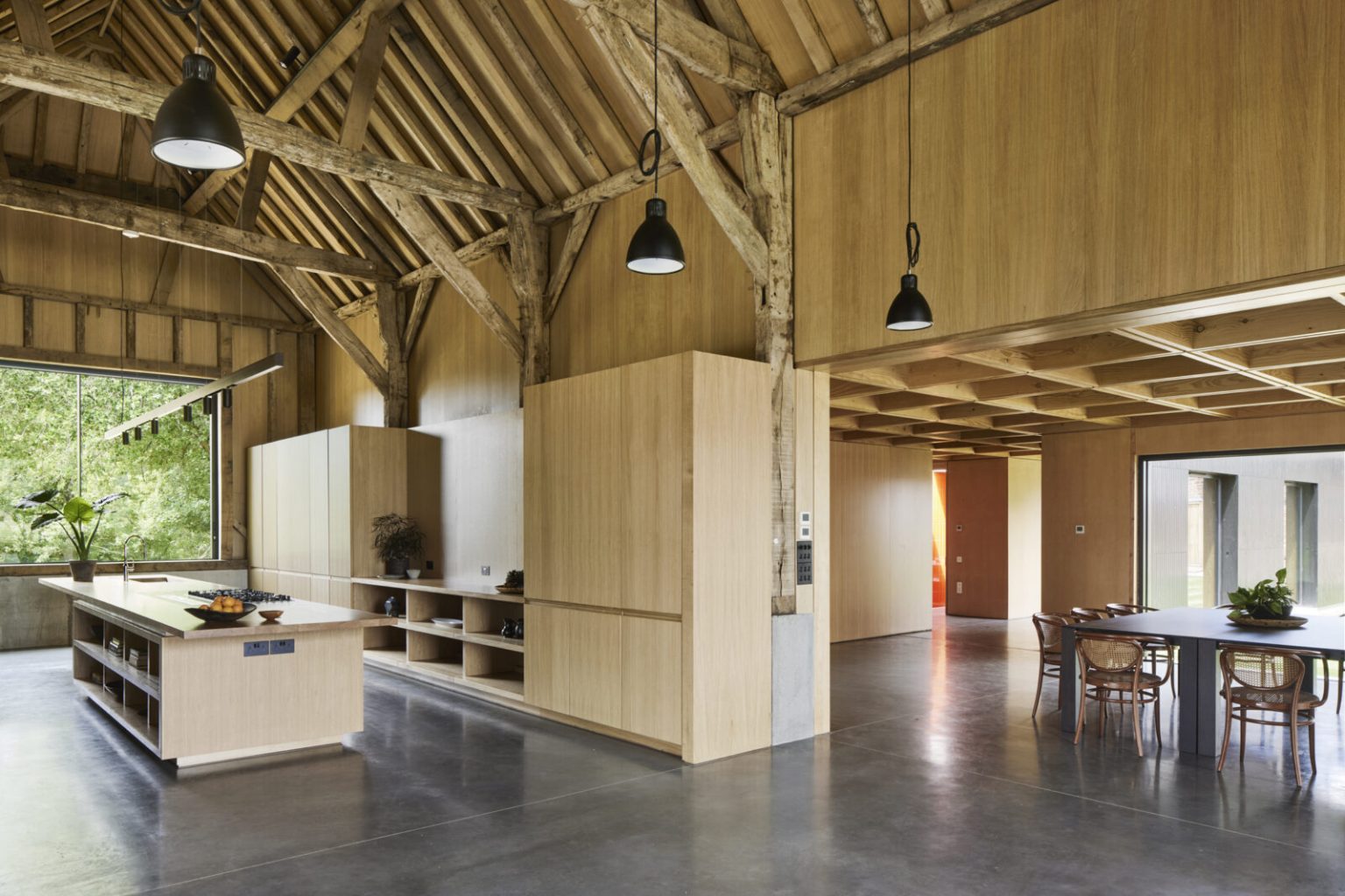 These refurbished farm buildings span 400 years - The Spaces