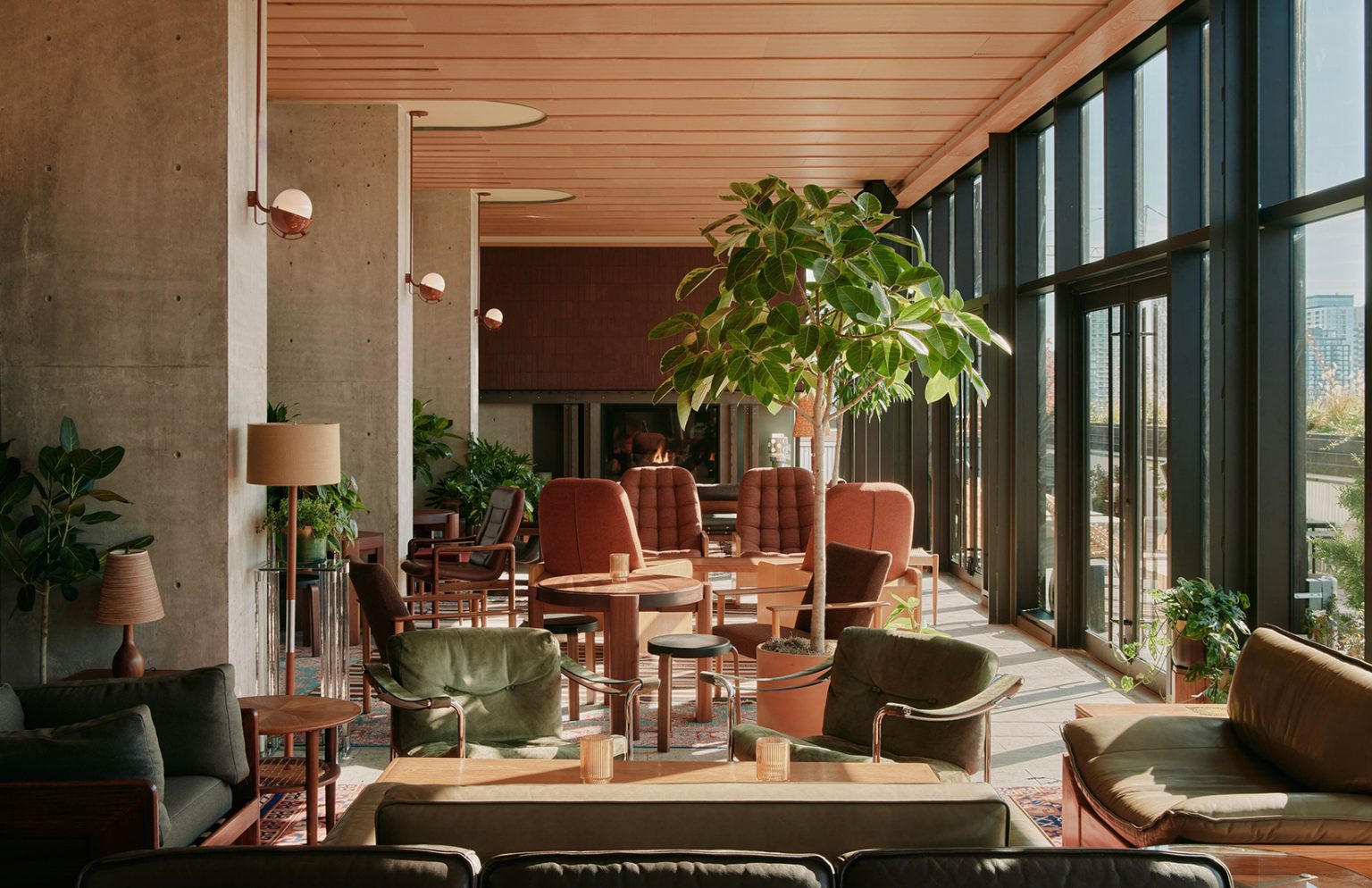 Ace Hotel Toronto opens cinematic rooftop bar Evangeline