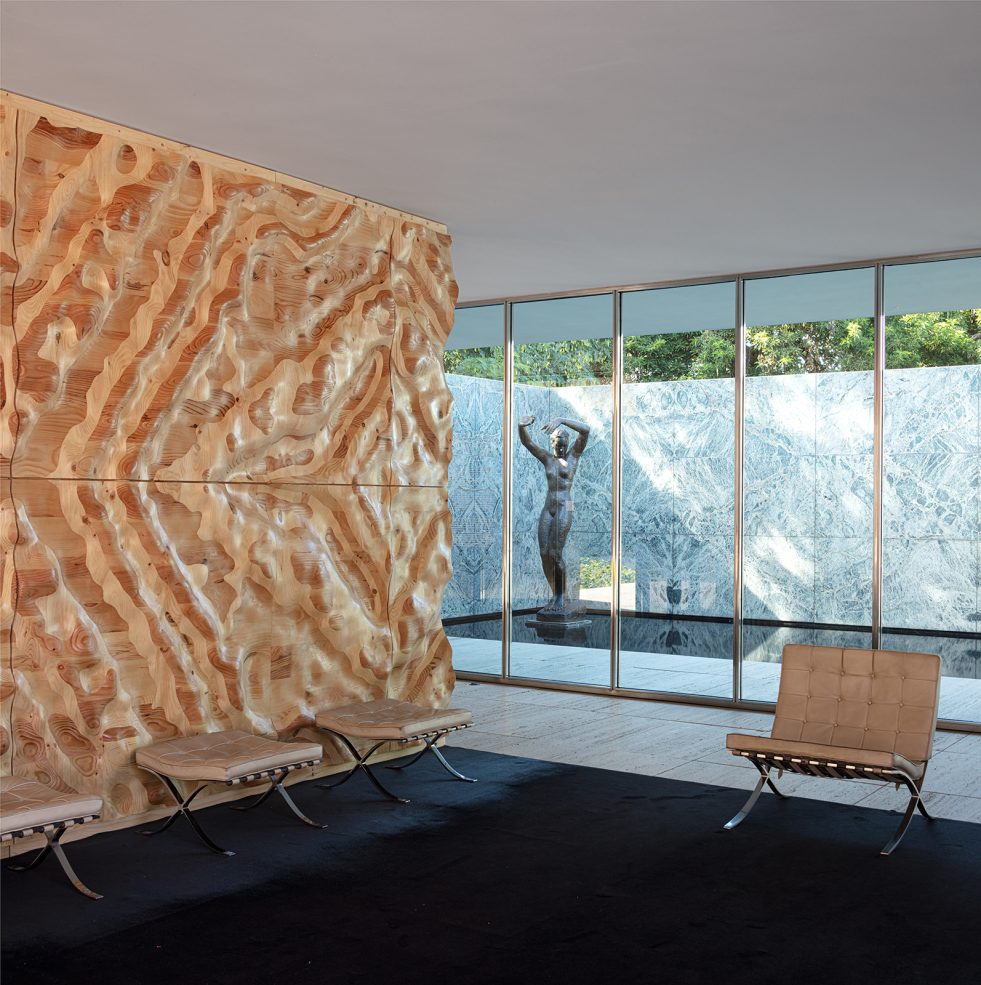 Mies van der Rohe's Barcelona Pavilion gets a timber twin for a week ...