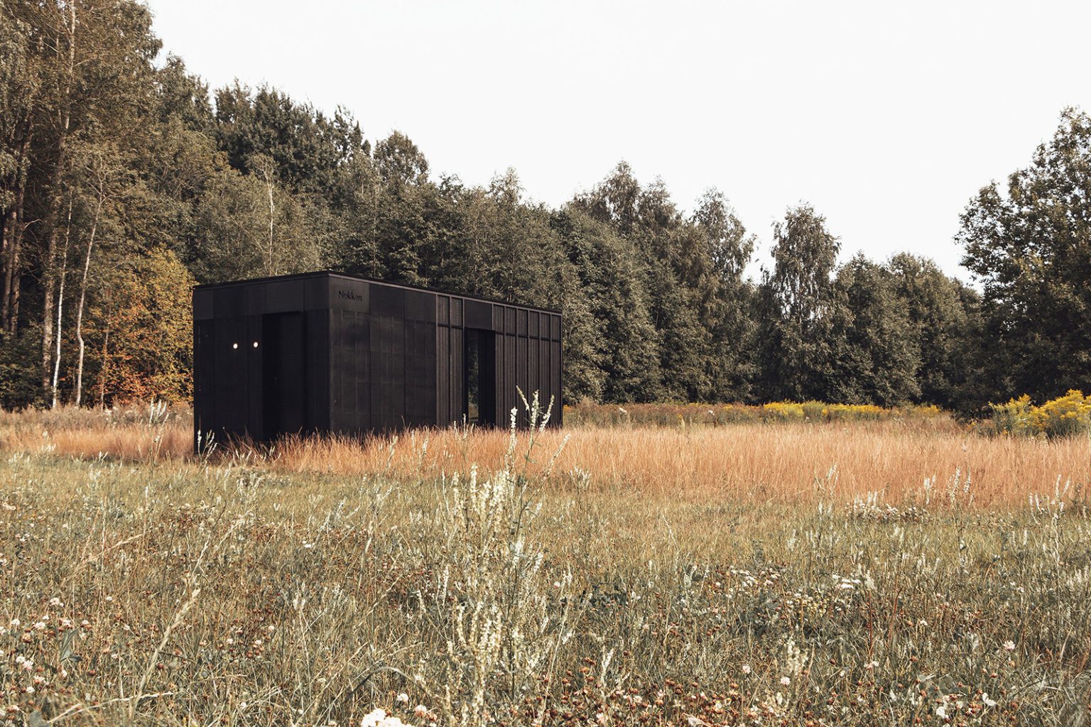 Nokken is a cabin that can expand into a glamping site