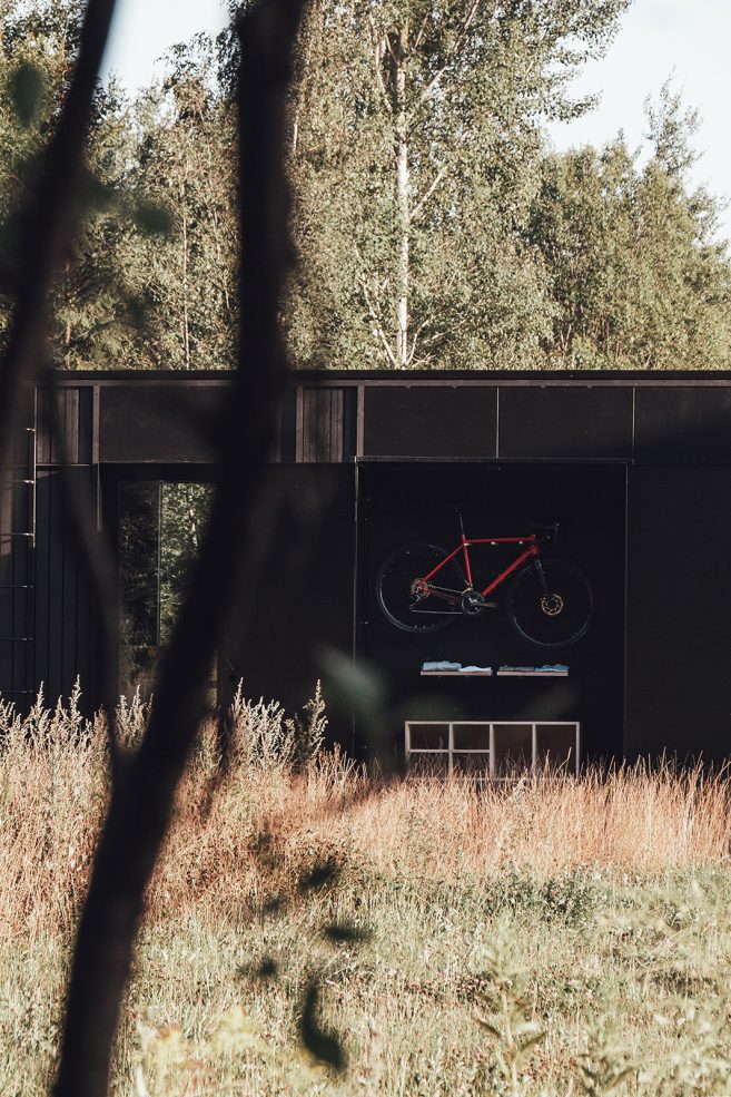 Nokken is a cabin that can expand into a glamping site