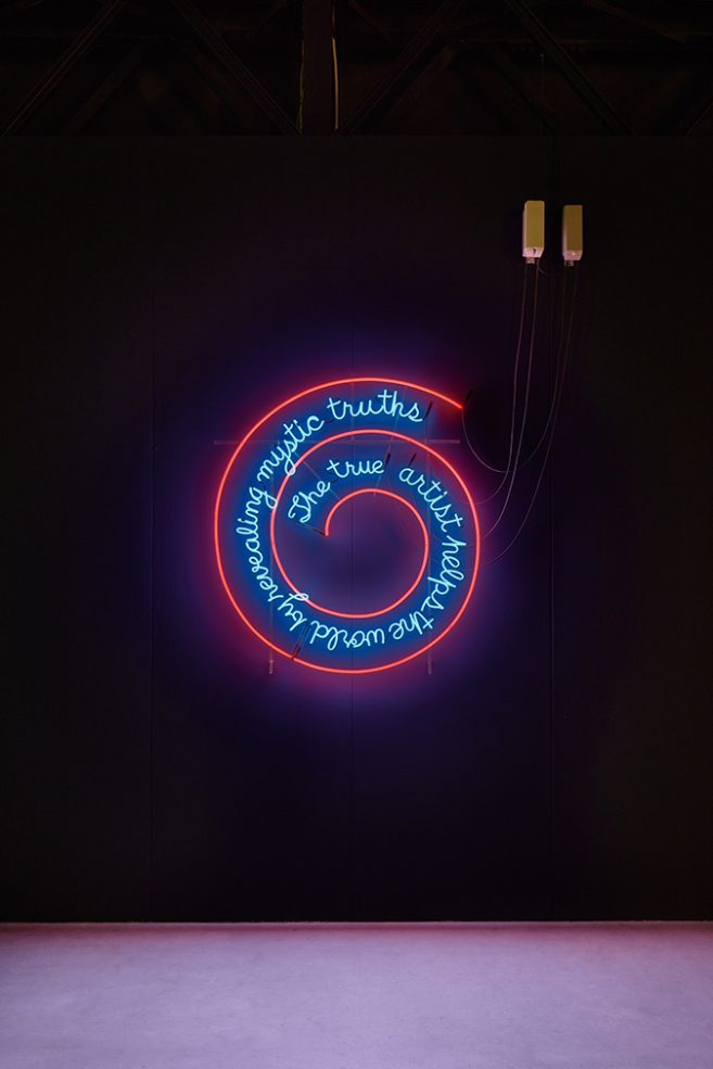 Bruce Nauman brings his neon artworks to Milan’s Pirelli HangarBicocca ...