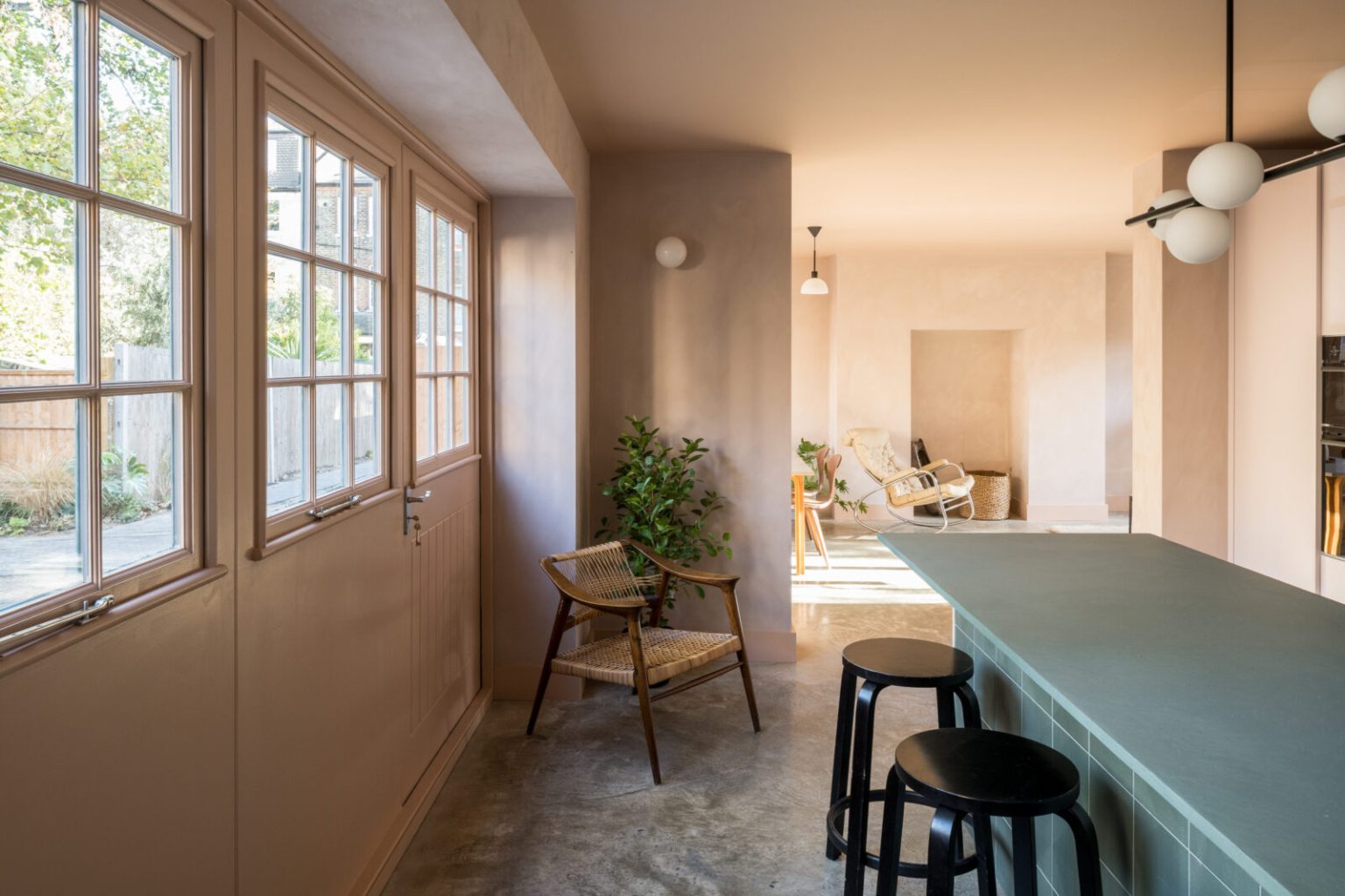 A restored London Coach House with soothing, tranquil interiors asks ...