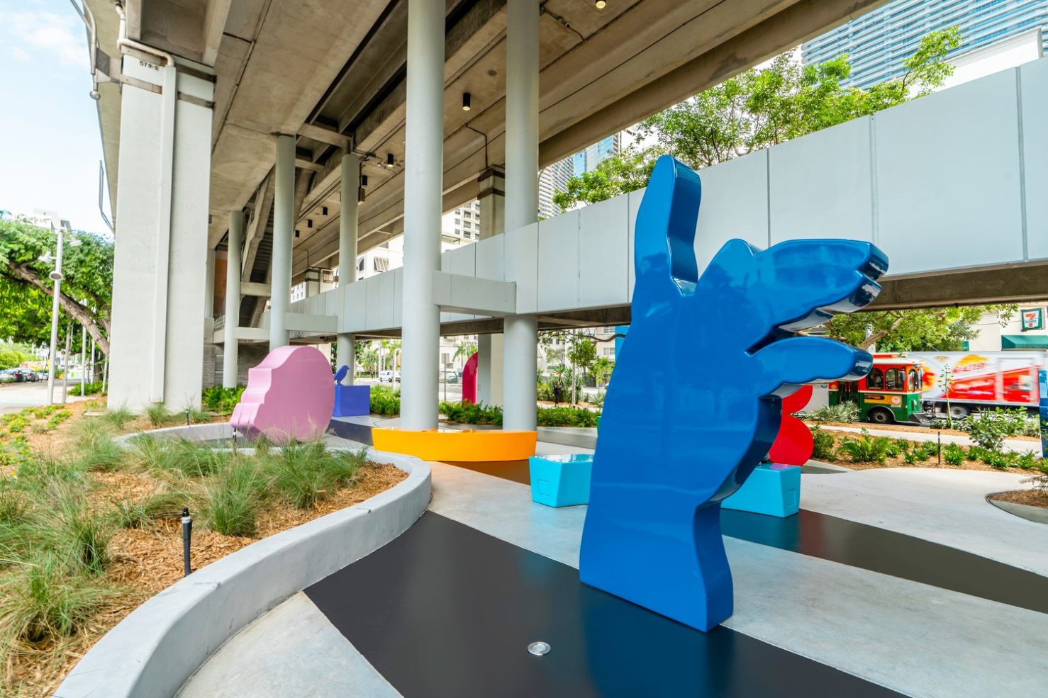 Typoe creates a PoMo sculpture garden in Miami - The Spaces