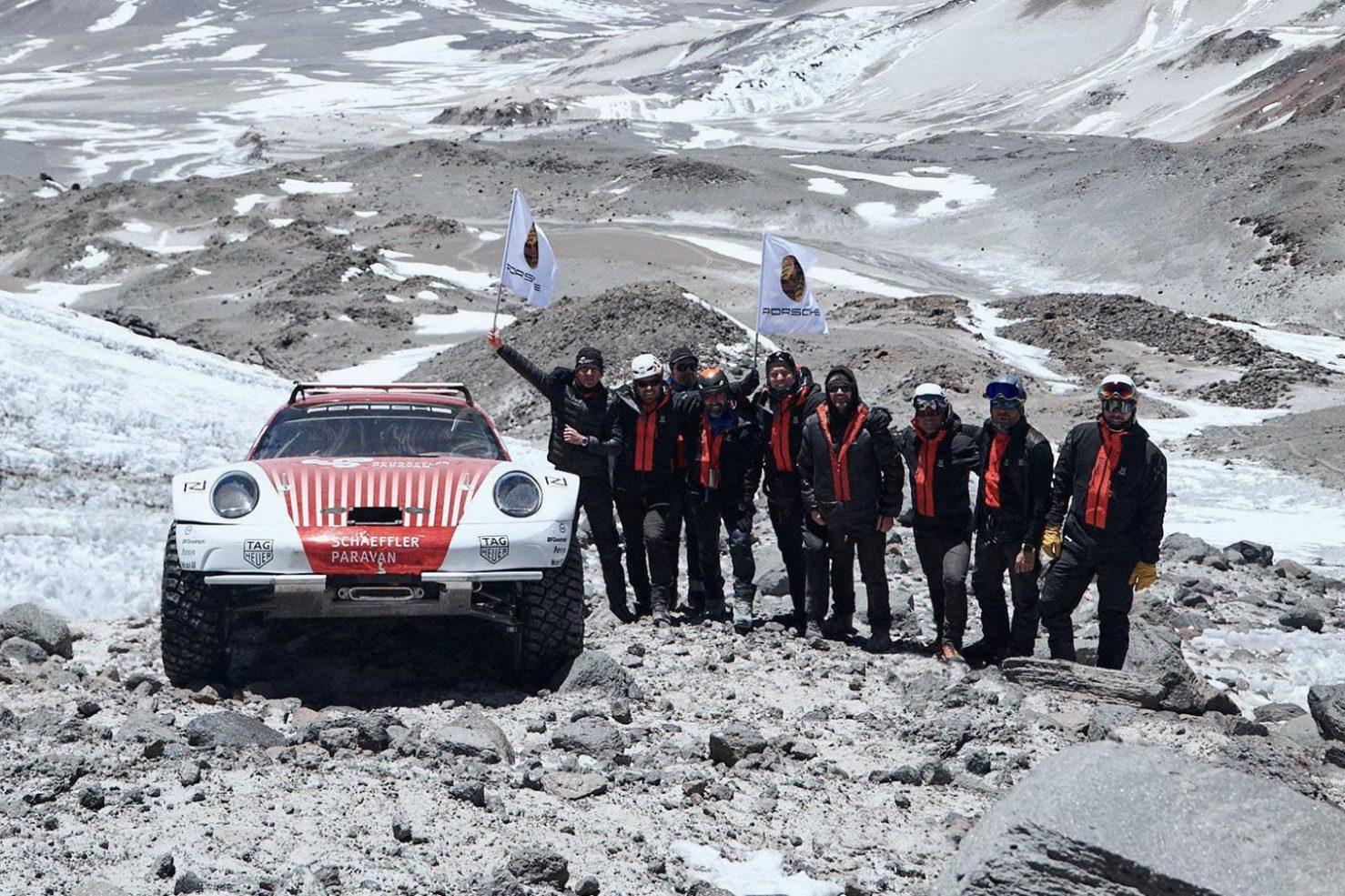Romain Dumas scaled Chile's Ojos del Salado in a special prototype 911 - The Spaces
