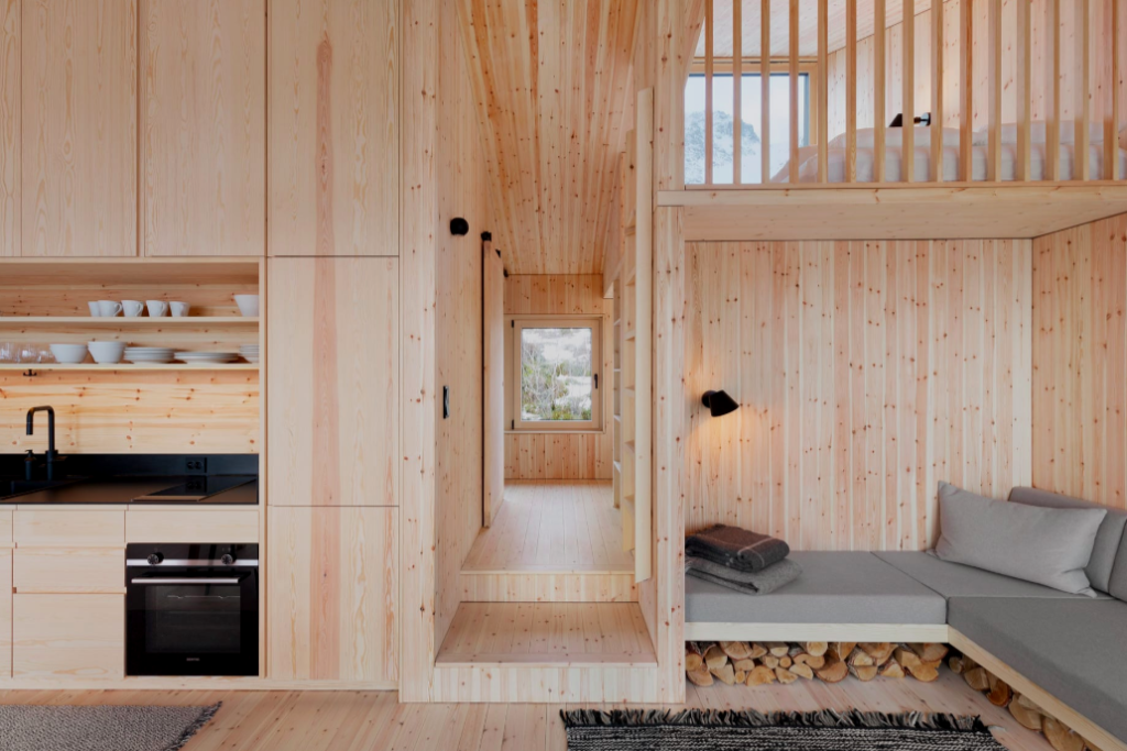 Black Aurora Nook is a remote retreat on the Lofoten archipelago