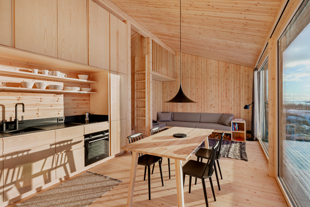 Black Aurora Nook is a remote retreat on the Lofoten archipelago