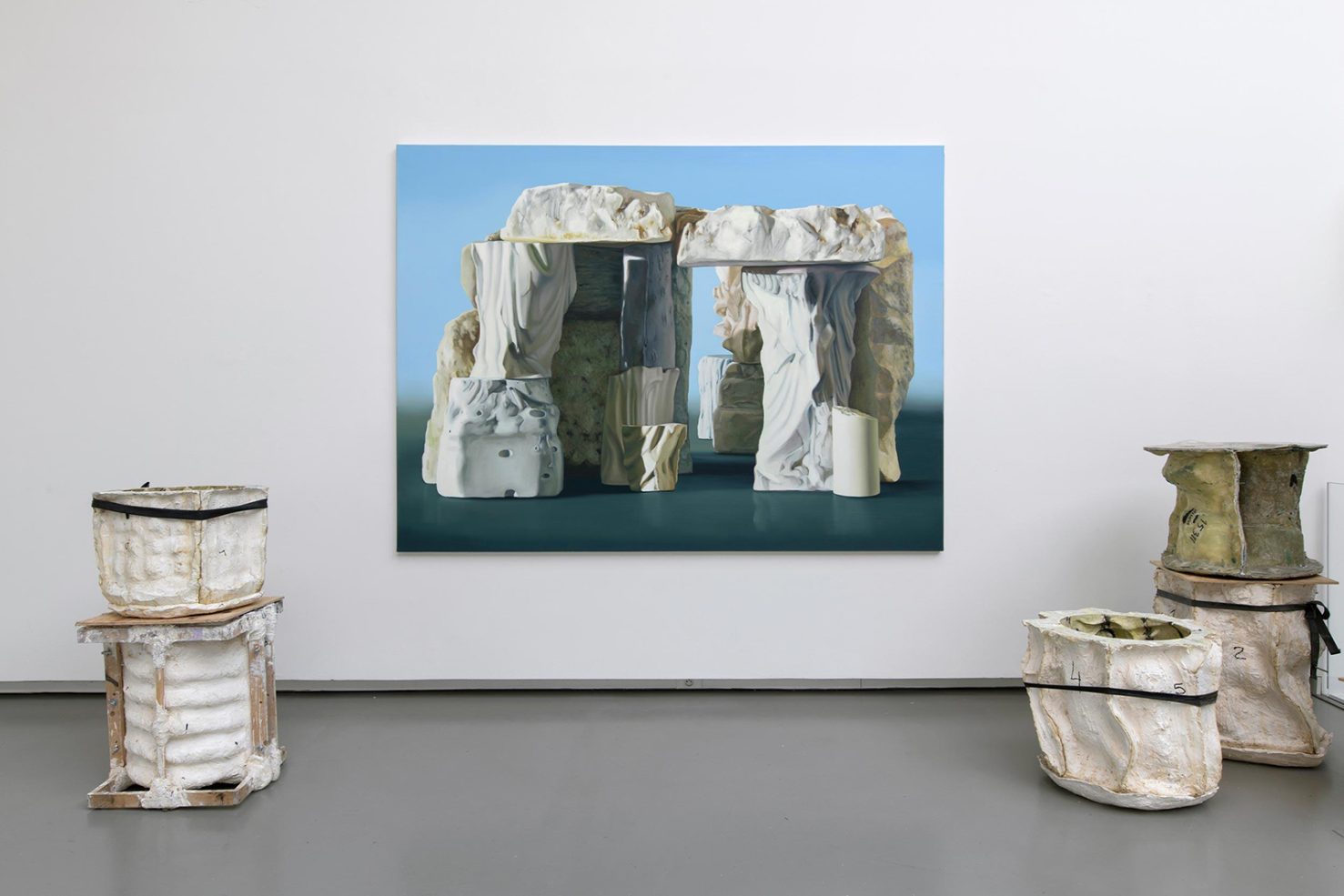 Marion Verboom brings her sculptural columns to Brussels for her debut ...