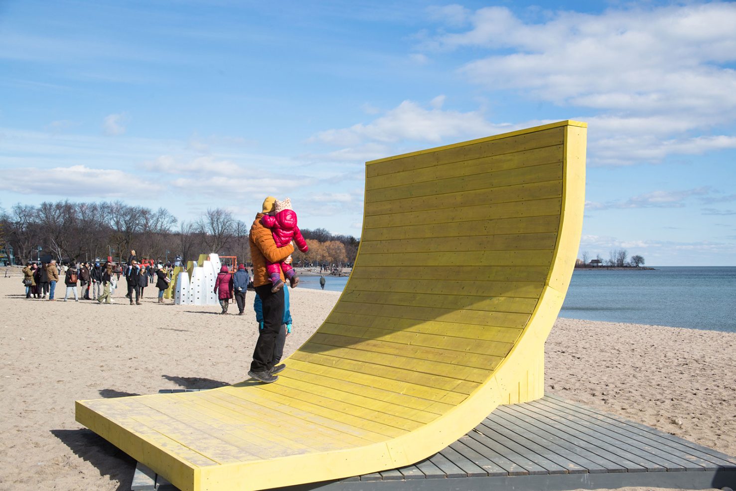 Toronto’s lakefront welcomes pop-up pavilions to brighten the winter