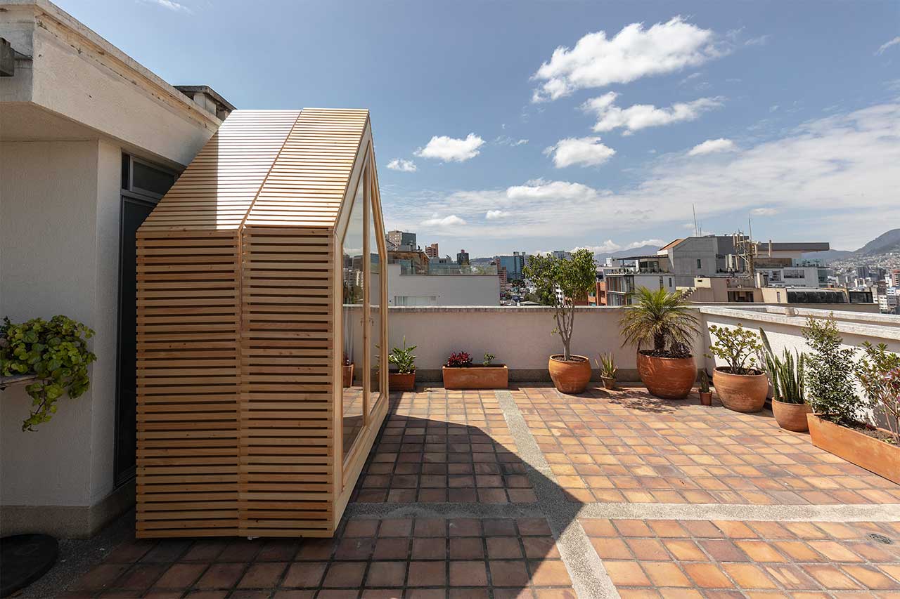 IWI is an adaptable cabin that expands like an accordion - The Spaces