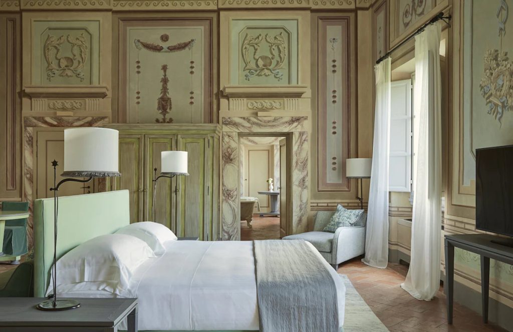 A 12th-century Tuscan castle is reborn as a fresco-filled hotel, Como ...