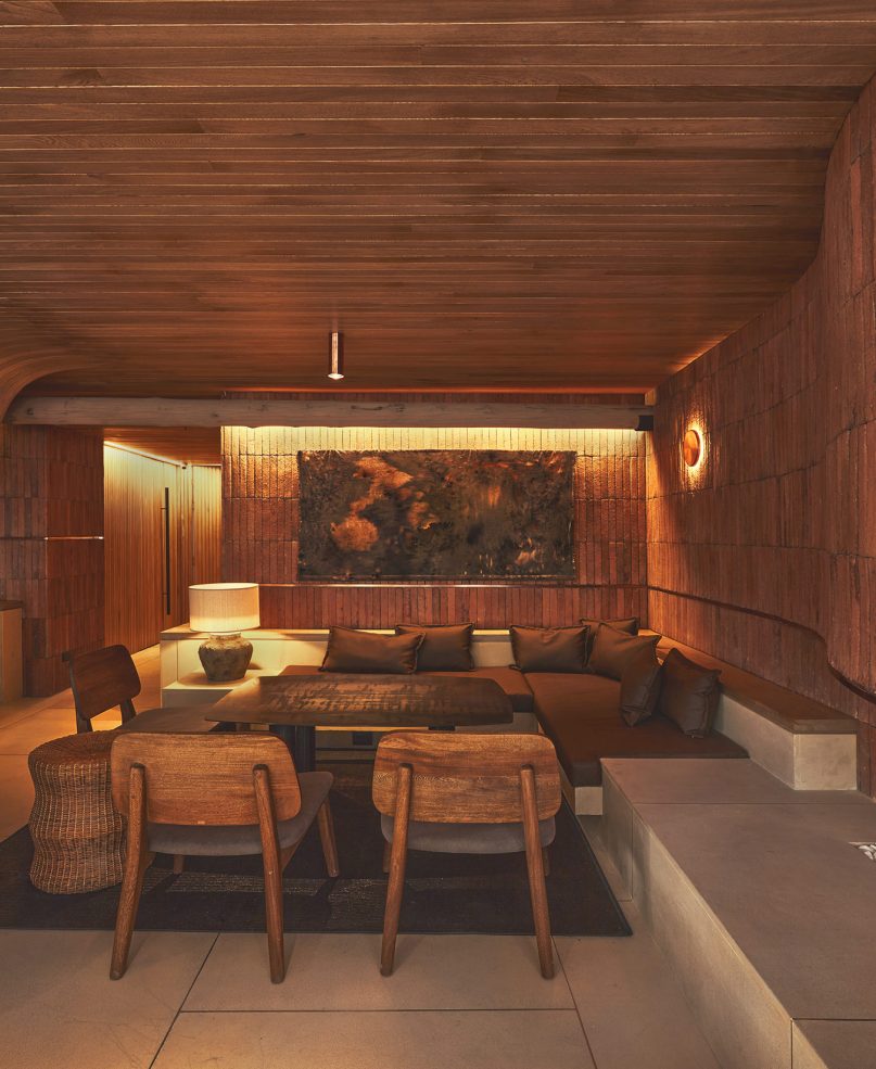 Bogotá restaurant IDEAL leans into a palette of earthy colours and ...