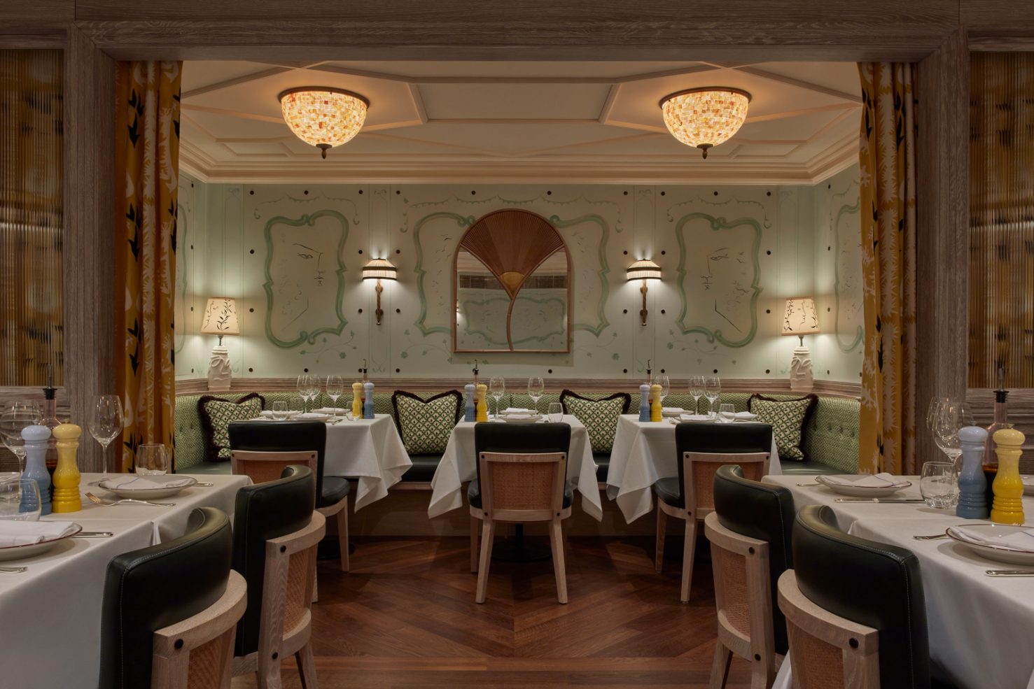 London restaurant Socca is a tribute to ‘whimsical Riviera styling ...