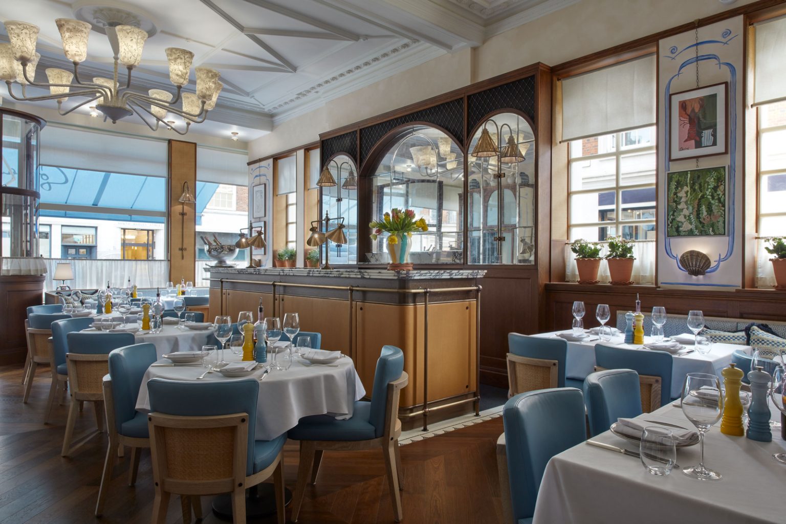 London restaurant Socca is a tribute to ‘whimsical Riviera styling ...