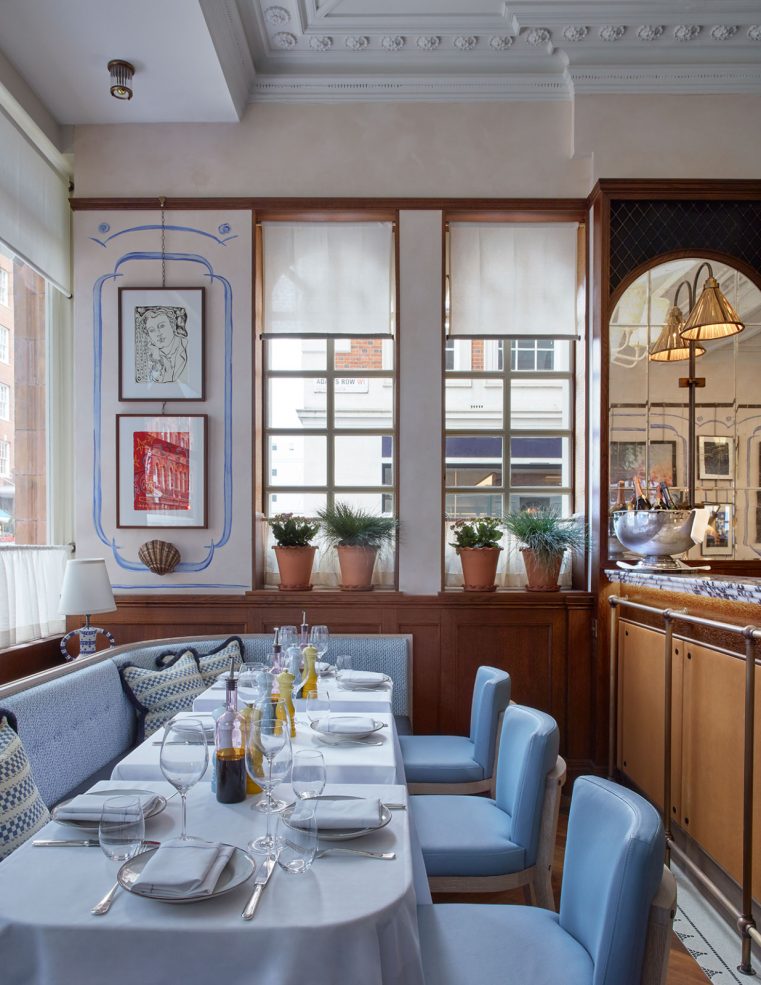 London restaurant Socca is a tribute to ‘whimsical Riviera styling ...