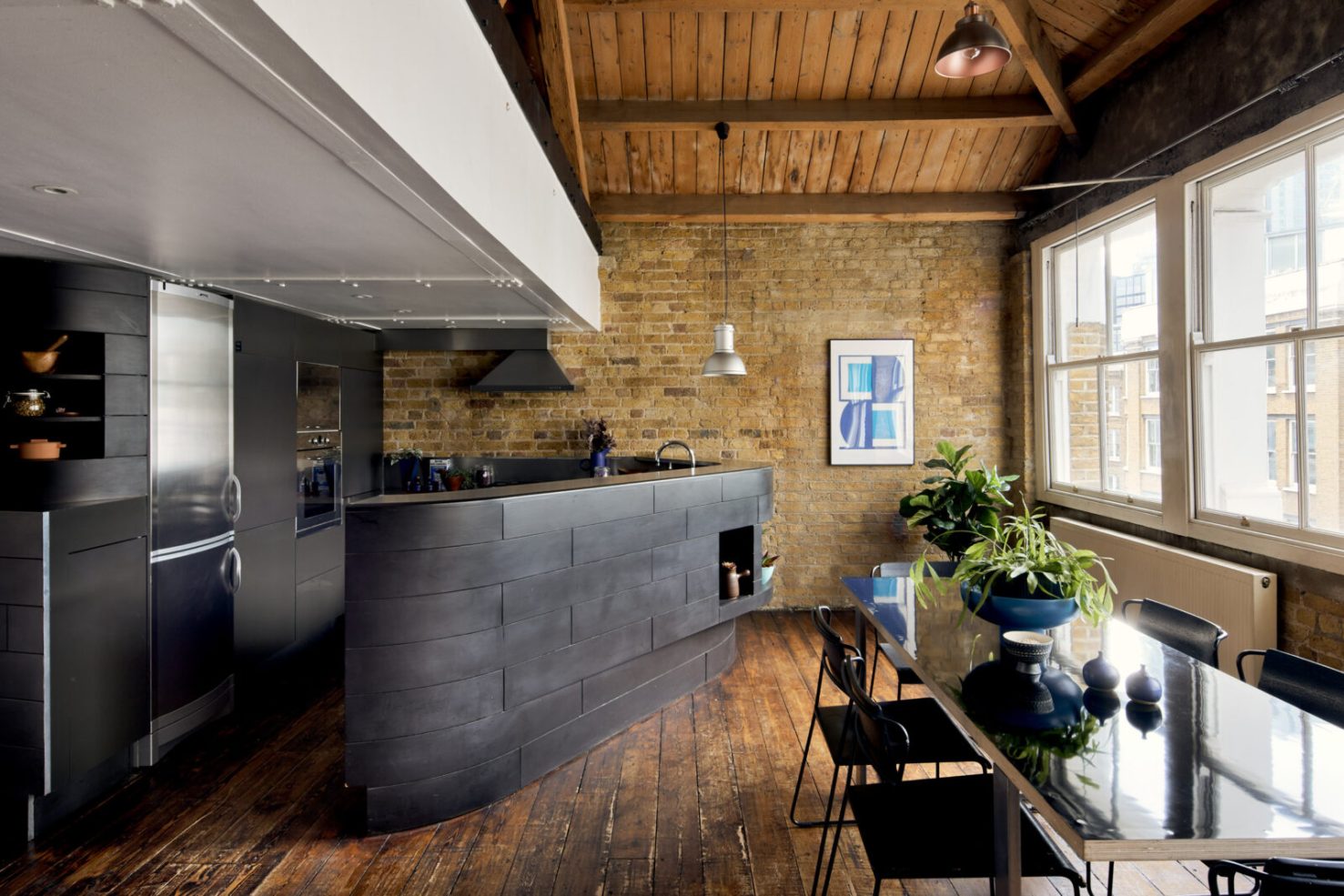 This East London live/work loft by Magma Architecture is all about the ...