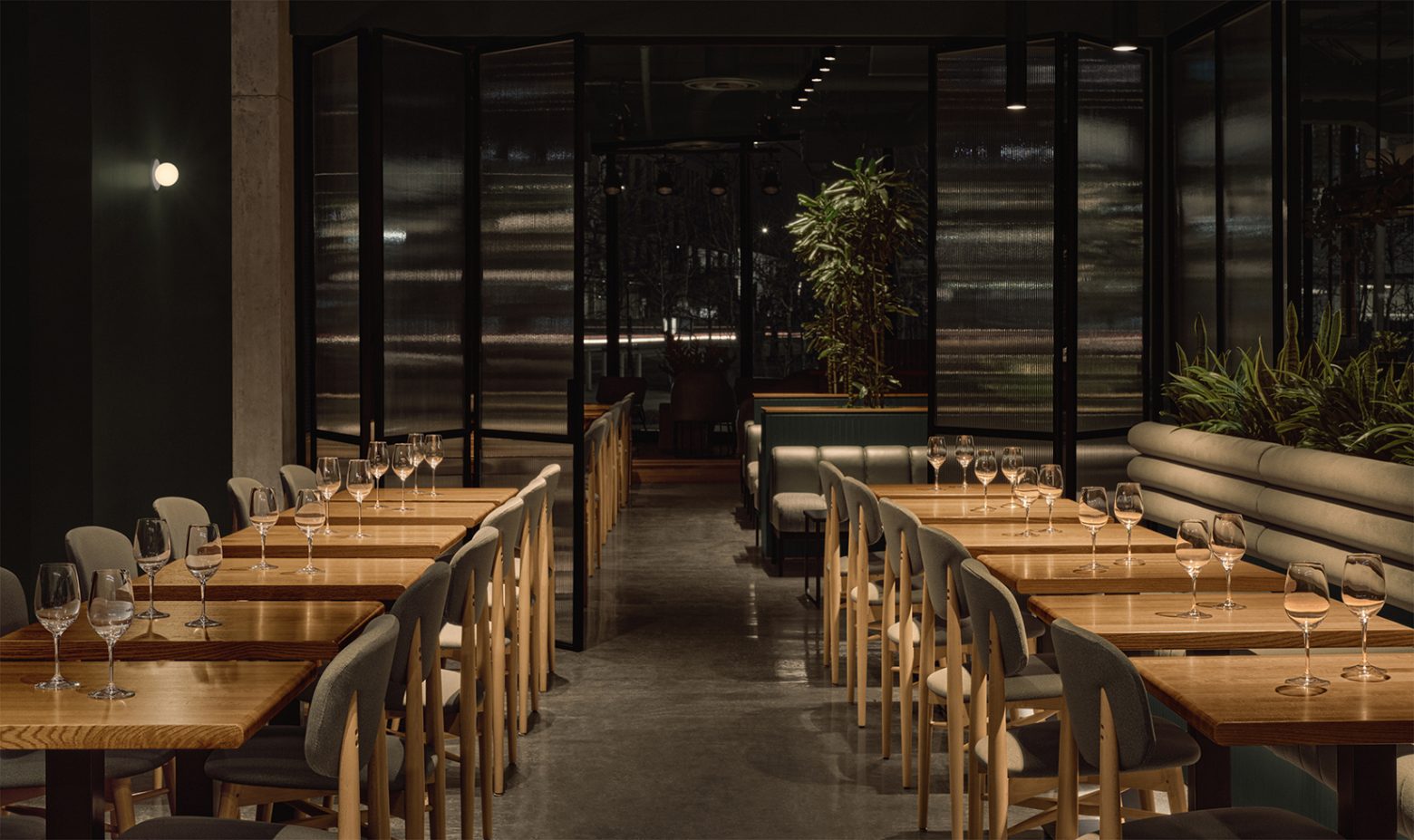 Montreal wine bar Annette evokes an eternal spring with its green-infused interiors - The Spaces