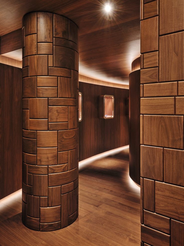 Bottega Veneta redesigns its Paris flagship as a glowing glass and wood ...