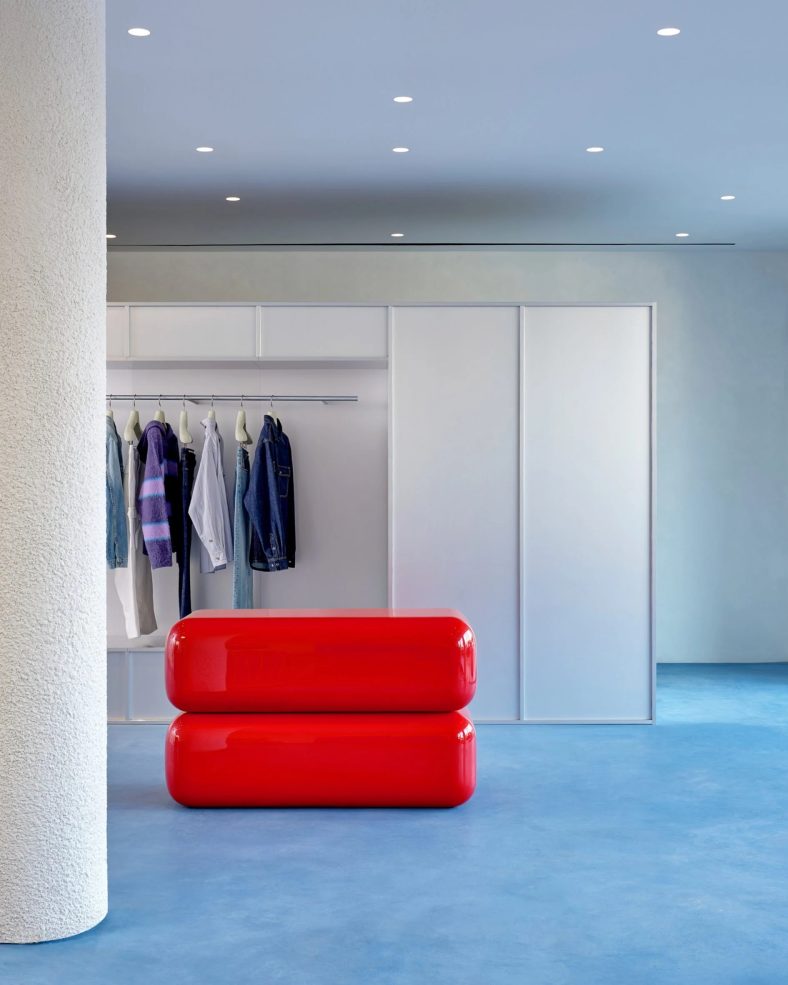 Madhappy's new LA store has the sky-blue conversation pit of dreams ...