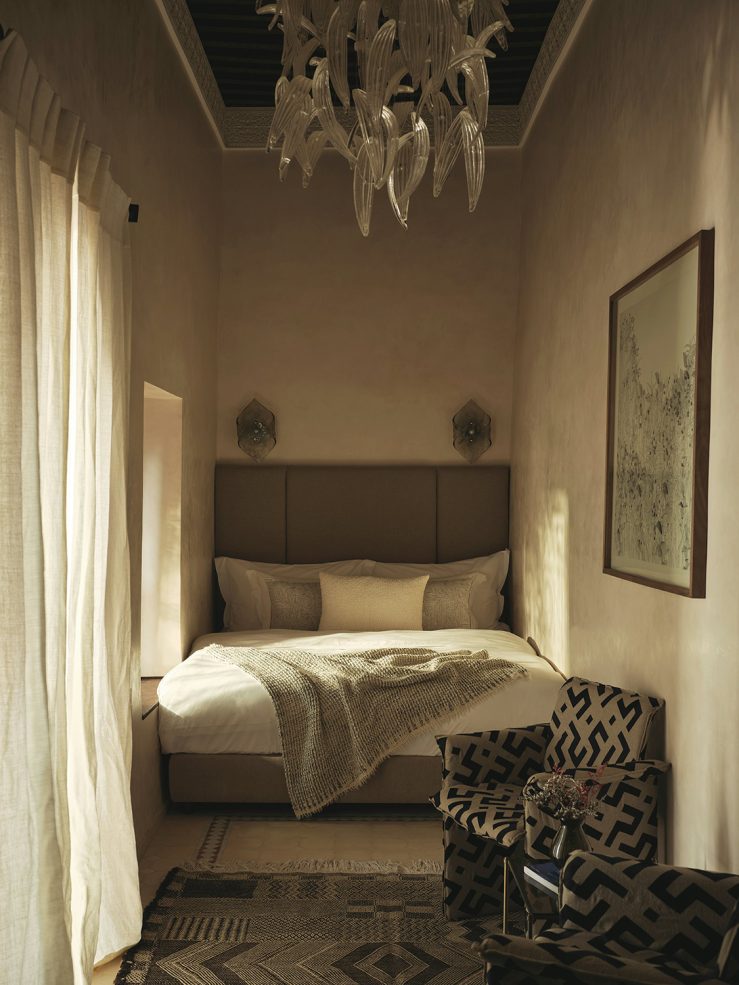 Izza Marrakech’s 14 rooms are dedicated to icons of counterculture