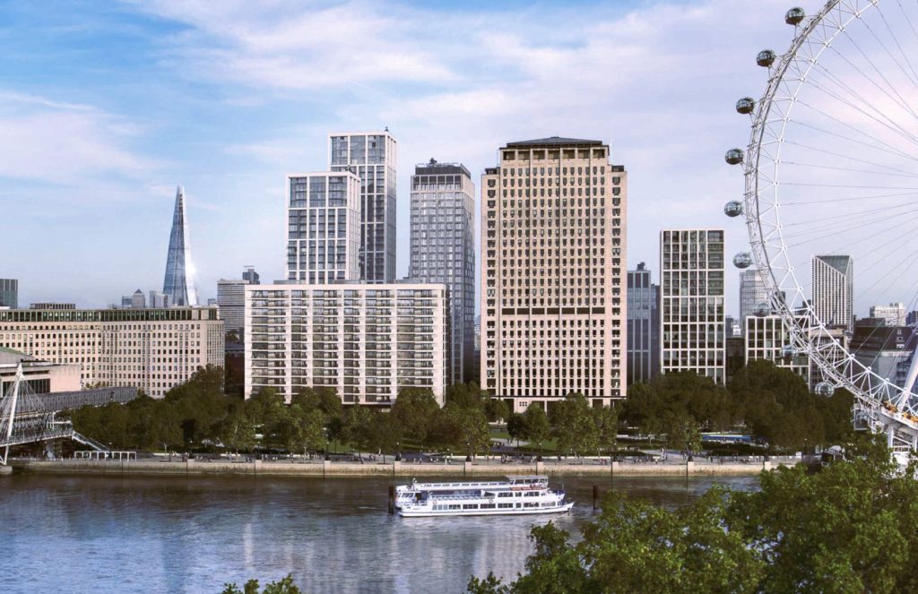 This Thames-front apartment has staggering views of the London Eye ...