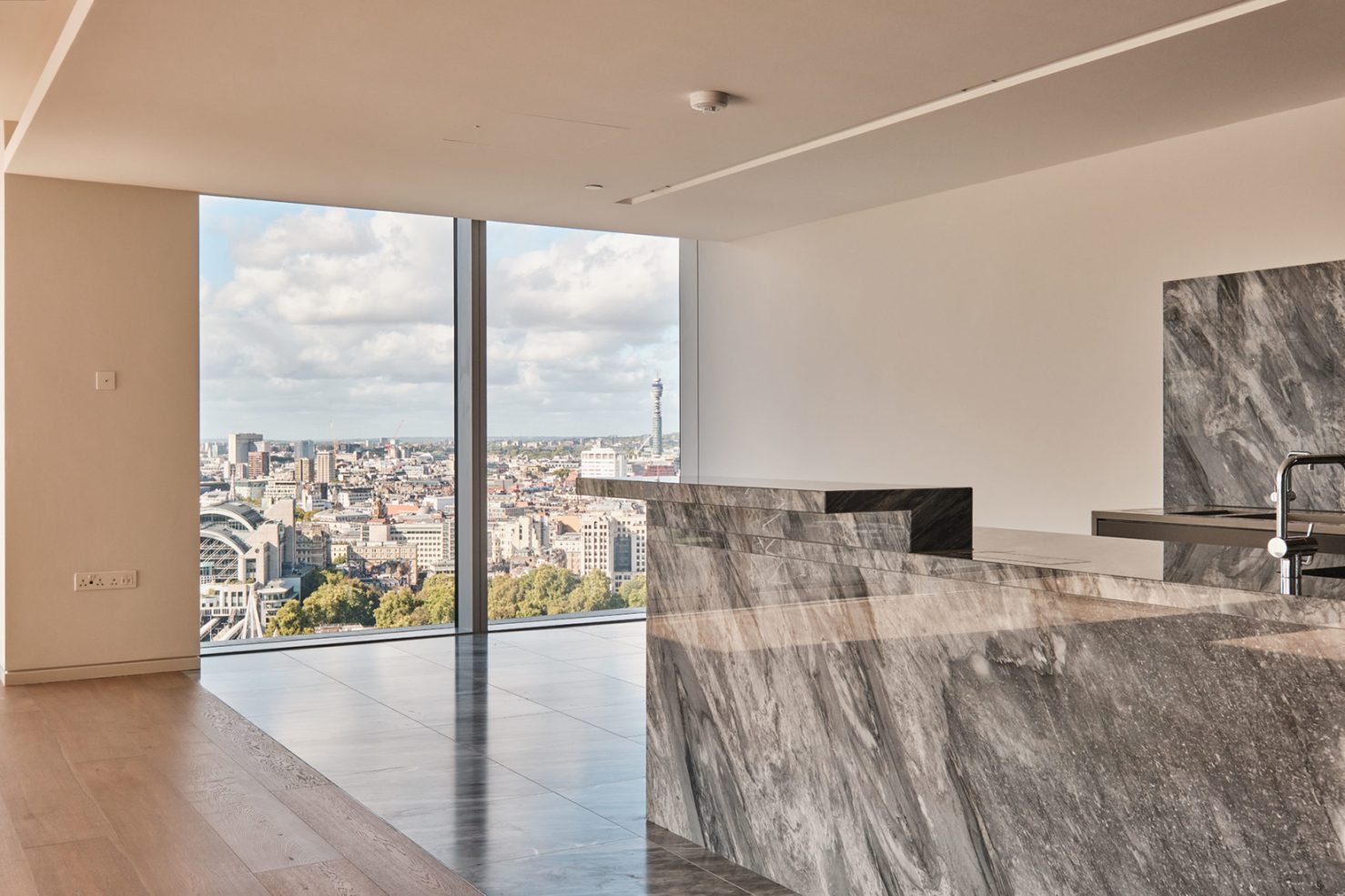 This Thames-front apartment has staggering views of the London Eye ...