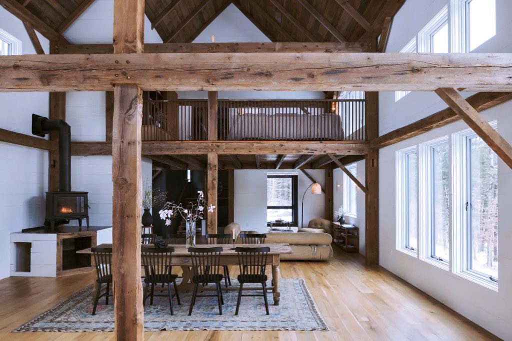 This New York barn home blends soft minimalism and rugged textures ...