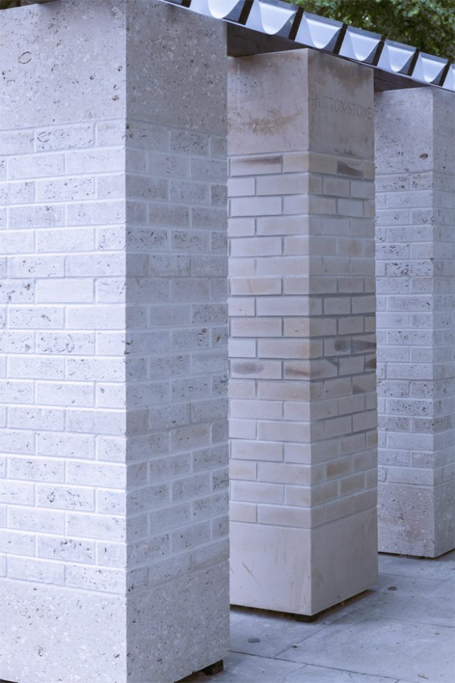 Eco-friendly stone bricks are showcased at this Clerkenwell pop-up ...