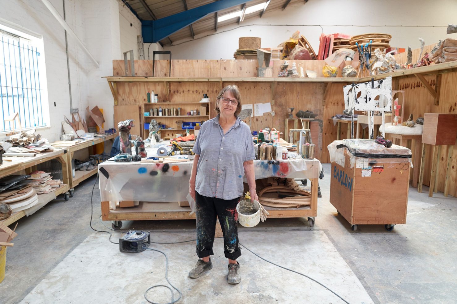 Phyllida Barlow’s monumental sculptures take over Hauser & Wirth ...