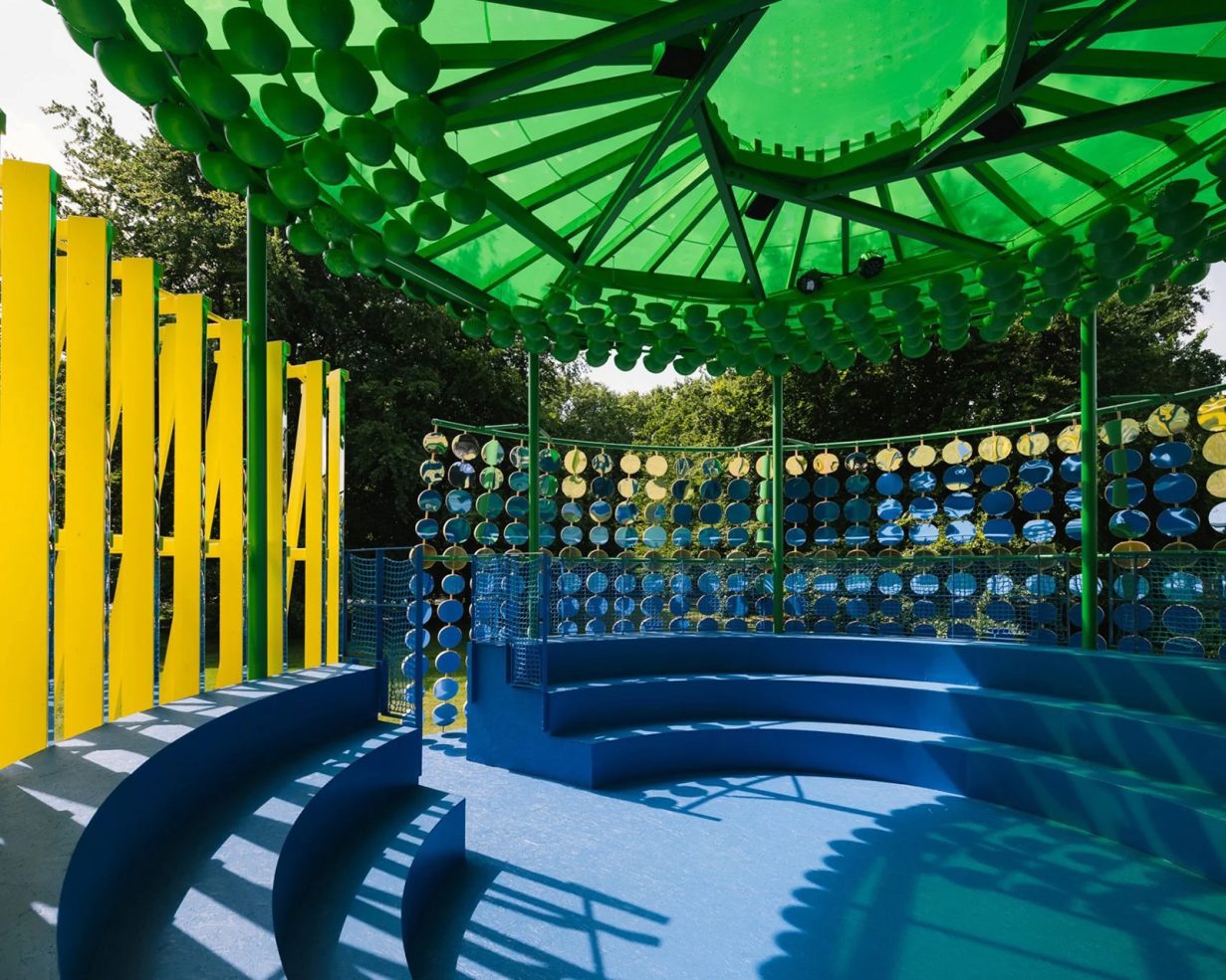 Yinka Ilori unveils a summer pavilion in Berlin - The Spaces